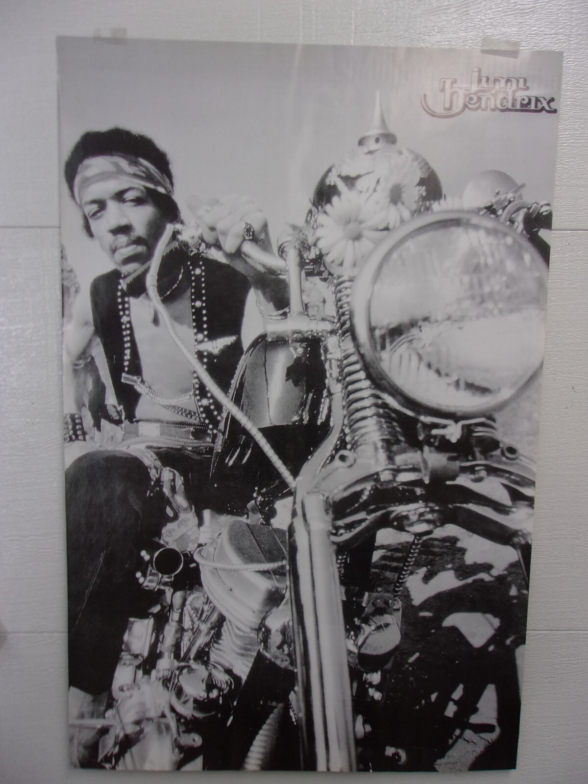 JIMI HENDRIX ROCKING HIS PANHEAD,,THE EXPERIENCE POSTER.WOW | eBay