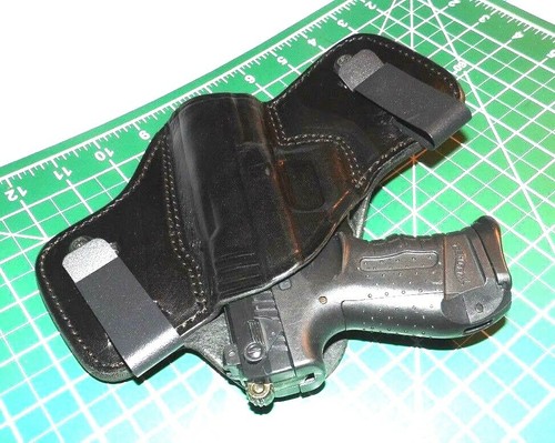 Tagua DCH-1025 RH Black Leather Dual Clip IWB Holster for Walther PK380 ...