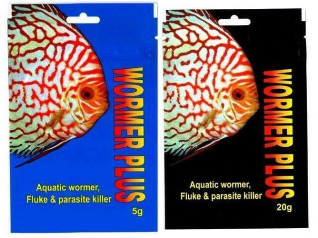 Kusuri Wormer Plus - Aquatic wormer, Fluke and Parasite killer 20g for ...