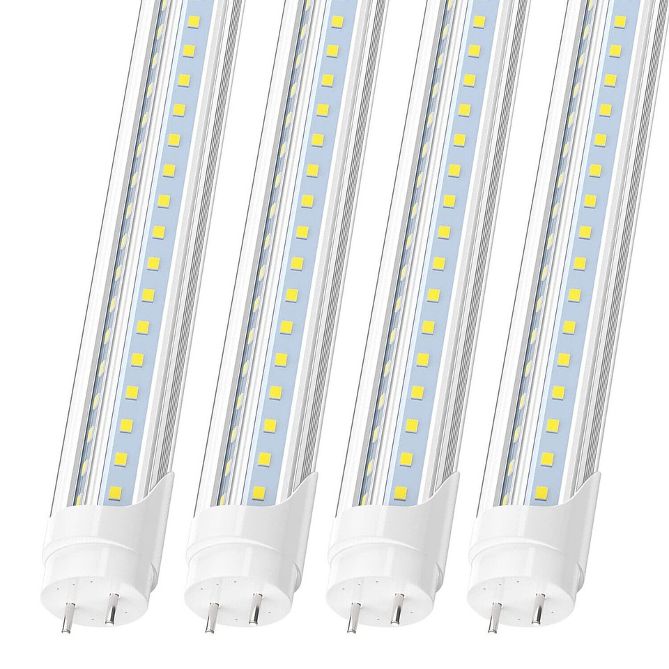 T8 4FT LED Tube Light Bulb 22W 28W G13 6500K 4 FT LED Shop Light Bulbs ...