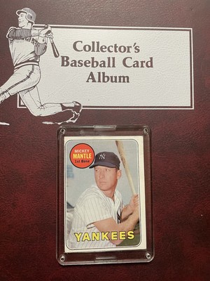 1969 Topps Mickey Mantle near MINT New York Yankees Baseball Card #500 ...