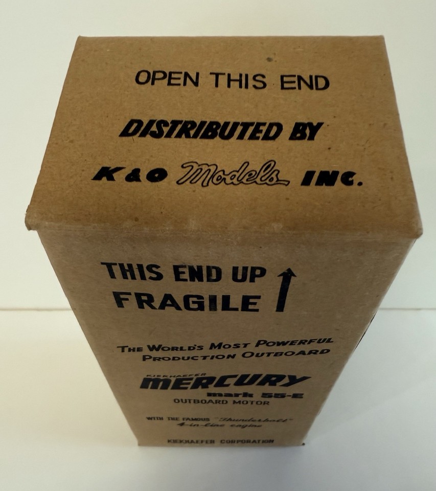 K&O 1956 Mercury Mark 55-E Thunderbolt Motor PLUS Fleet Line DOLPHIN ...