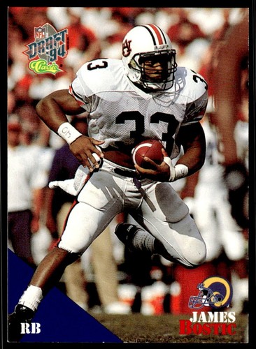 1994 Classic NFL Draft James Bostic Los Angeles Rams #49 | eBay