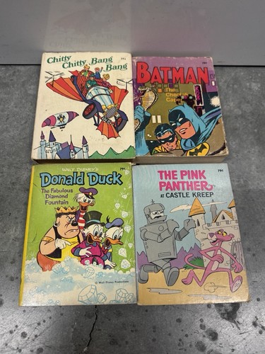Vintage Whitman Big Little Books Lot of 4 Donald Duck , Pink Panther ...