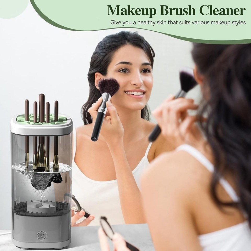 Electric Makeup Brush Cleaner Machine Automatic Makeup Brush Washer ...