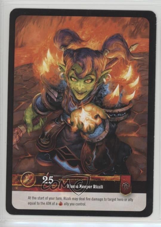 2011 World of Warcraft TCG: Twilight of the Dragons Flame Keeper Rizzli ...