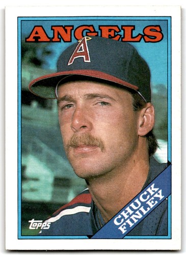 1988 Topps Baseball Card Chuck Finley California Angels #99 | eBay