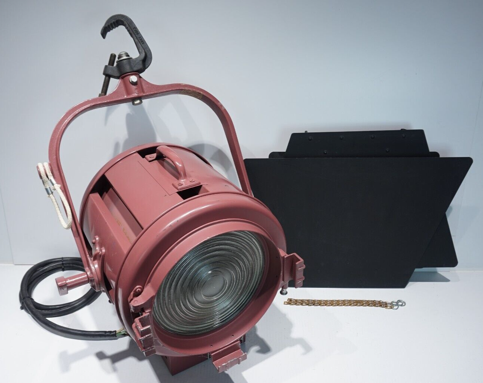 MOLE RICHARDSON TYPE 412 JUNIOR SOLARSPOT 10" 2K FRESNEL STAGE LIGHT w ...