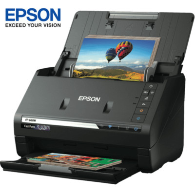 NEW EPSON FASTFOTO Wireless High Speed Photo Document Scanner Feeder ...