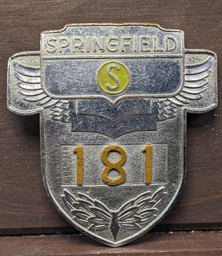 Springfield Uniform Badge, Maier-Lavaty Co., Chicago | eBay