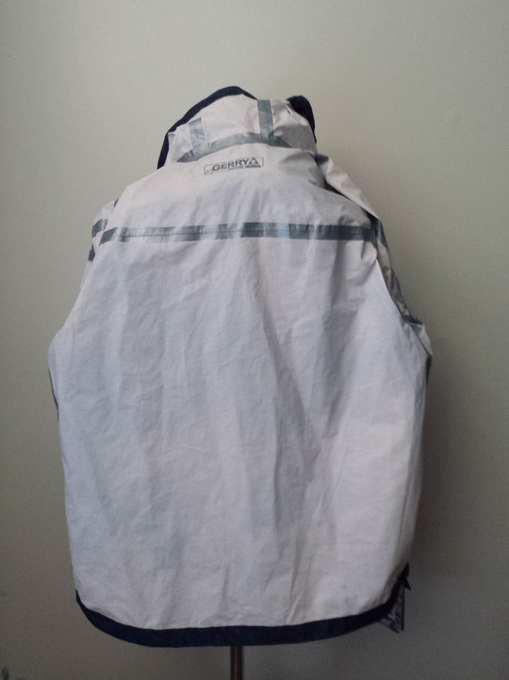 Gerry Packable Windbreaker Men Size M Navy Blue Water Resistant Storm ...