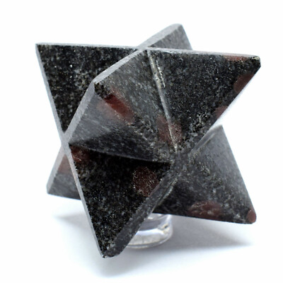 2.4" Ruby Spinel in Matrix 8 Point Merkaba Star Natural Balas Ruby ...