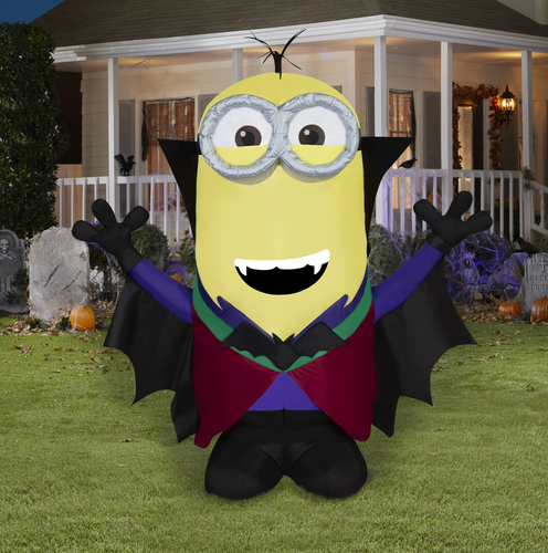 Minions Kevin Vampire Airblown Inflatable Minion 4.5 ft Halloween ...