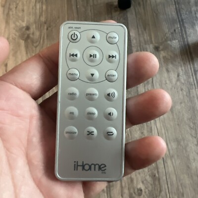 Silver Ihome Model Ih9 Remote Control Replacement | eBay