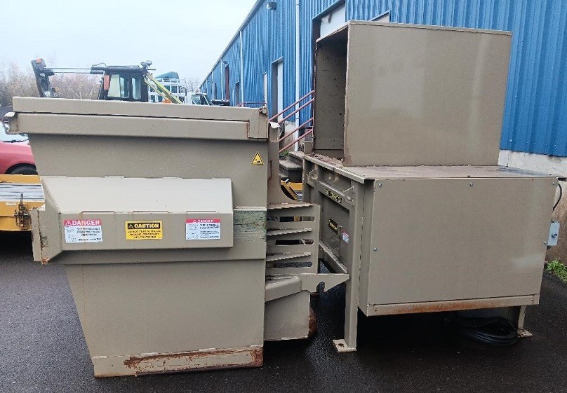 2023 HARMONY C100 * 1 Yard STATIONARY COMPACTOR * 4 yd CONTAINER ...