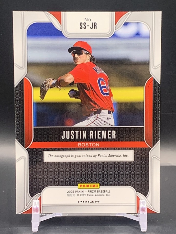 2025 Prizm Justin Riemer Sensational Signatures Green Prizm - Boston ...