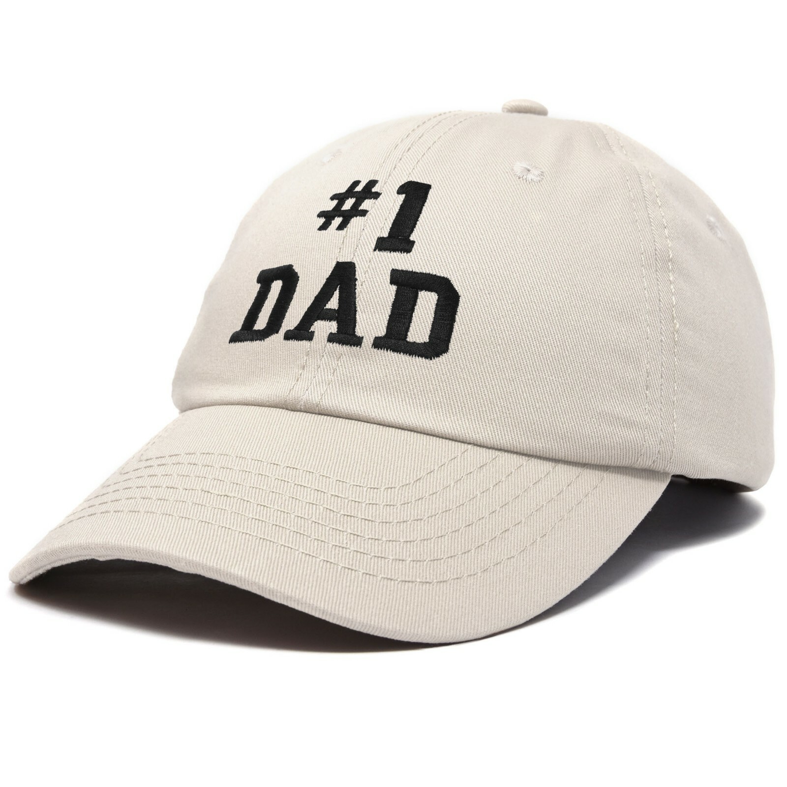 DALIX #1 Dad Hat Number One Fathers Day Gift Embroidered Baseball Cap ...