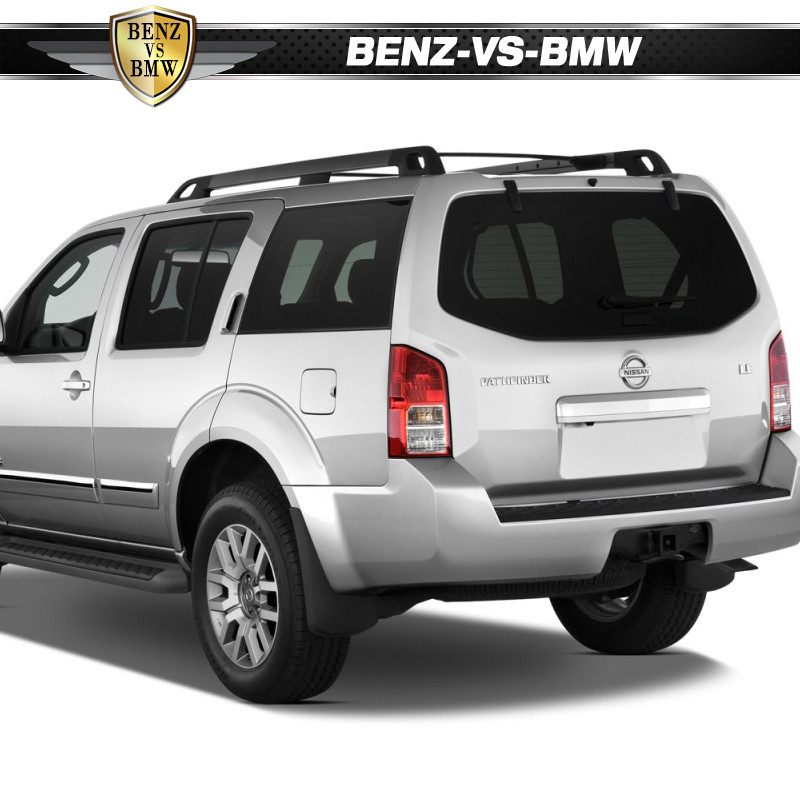 Fit For 05-12 Nissan Pathfinder Cross Bar Top Roof Rack Rail Black | eBay