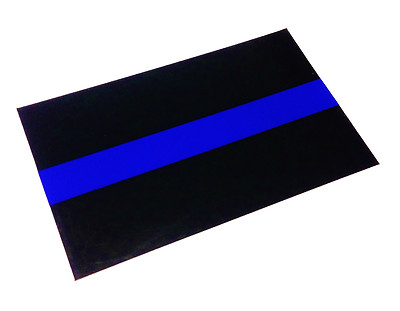 3m US MADE Reflective Thin Blue Line Sticker Decal Police Support FOP 4 ...