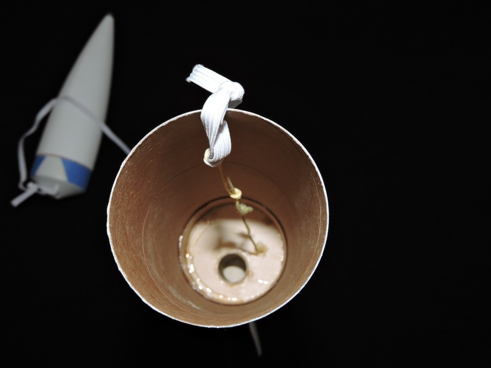 ESTES PHOENIX MISSILE FLYING MODEL ROCKET, 1:5 SCALE, SCRATCH BUILT ...