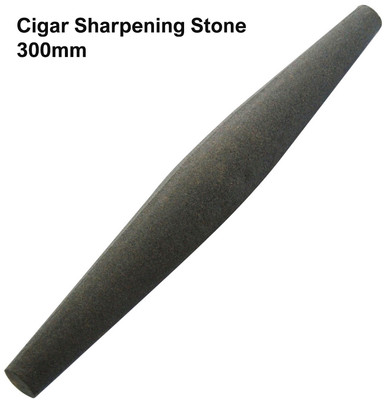 12" CIGAR SHAPE SHARPENING STONE 30cm Garden Chisel Blades Shears ...