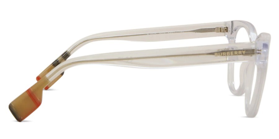 New BURBERRY Evelyn BE2375 Transparent 3024 Cat Eye Eyeglasses Frames ...