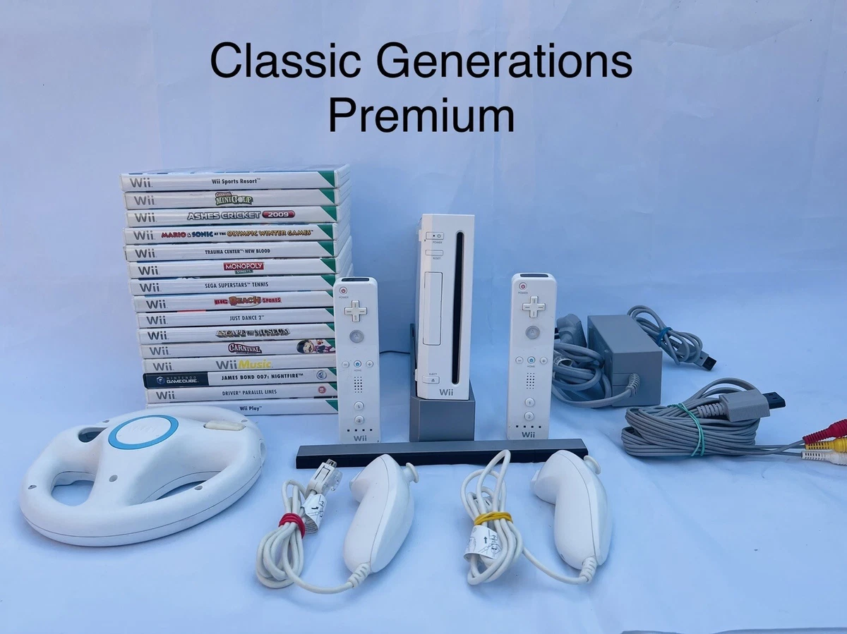 Nintendo Wii Console Back