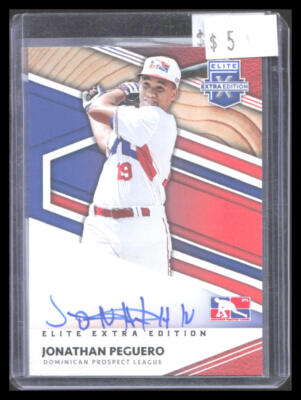 2020 Elite Extra Edition Jonathan Peguero Prospect Auto #DPL-JP (A) | eBay
