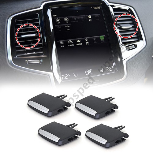 4PCS Front Rear A/C Air Vent Outlet Tab Clip Repair kit For Volvo XC90 ...