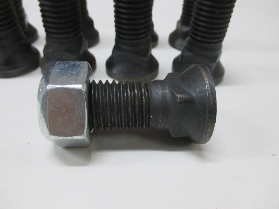 CUTTING EDGE BOLTS 9 BOLTS 7/8"-9 THREADS & 10 LOCKING NUTS NEW | eBay