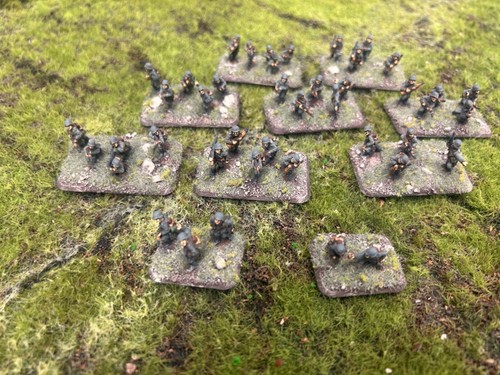 Flames of War German GE702 grenadier platoon x10 Painted FOW ...