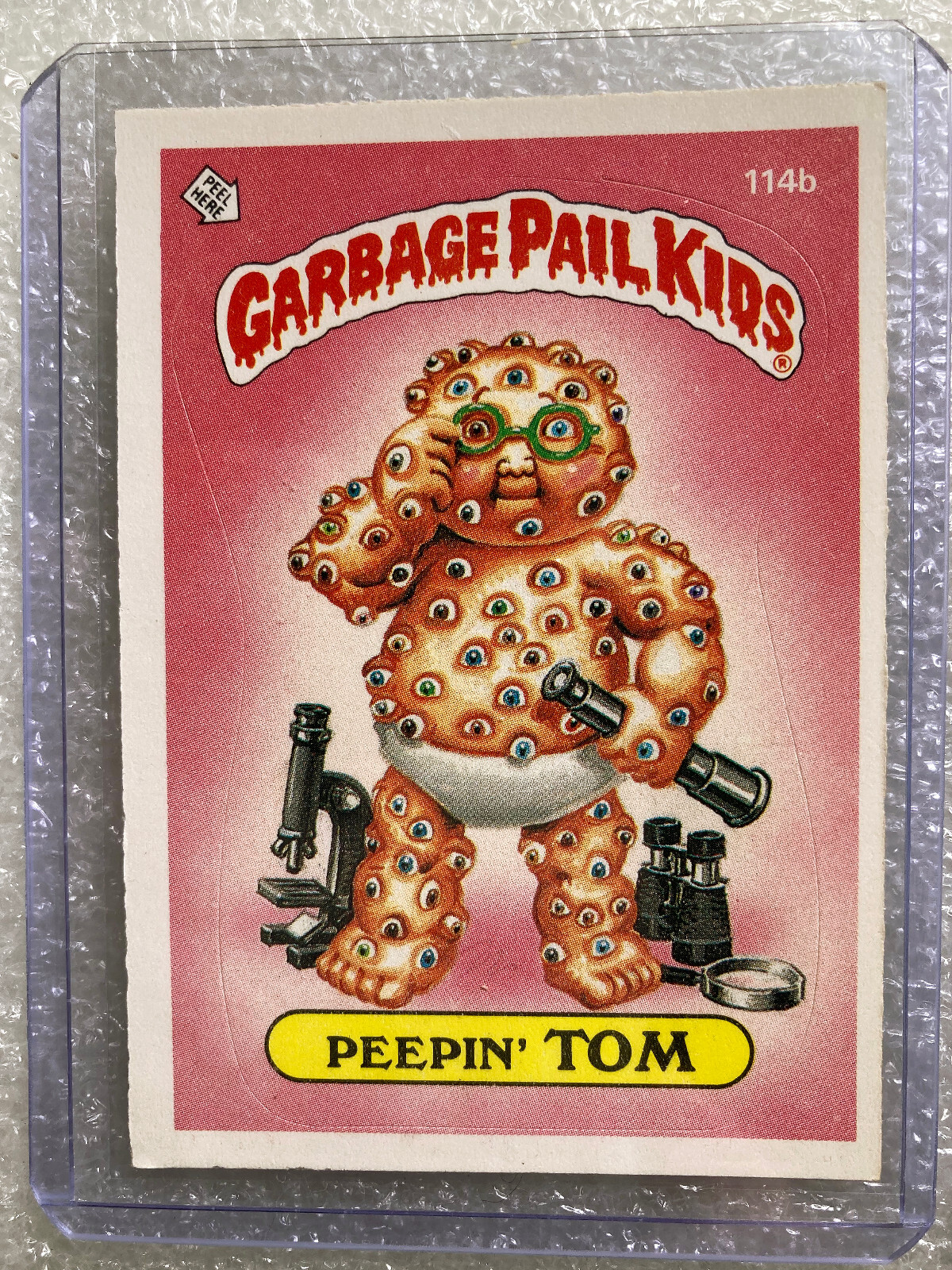1986 Garbage Pail Kids Series 3 Starin Darren and Peepin Tom Matte GPK ...