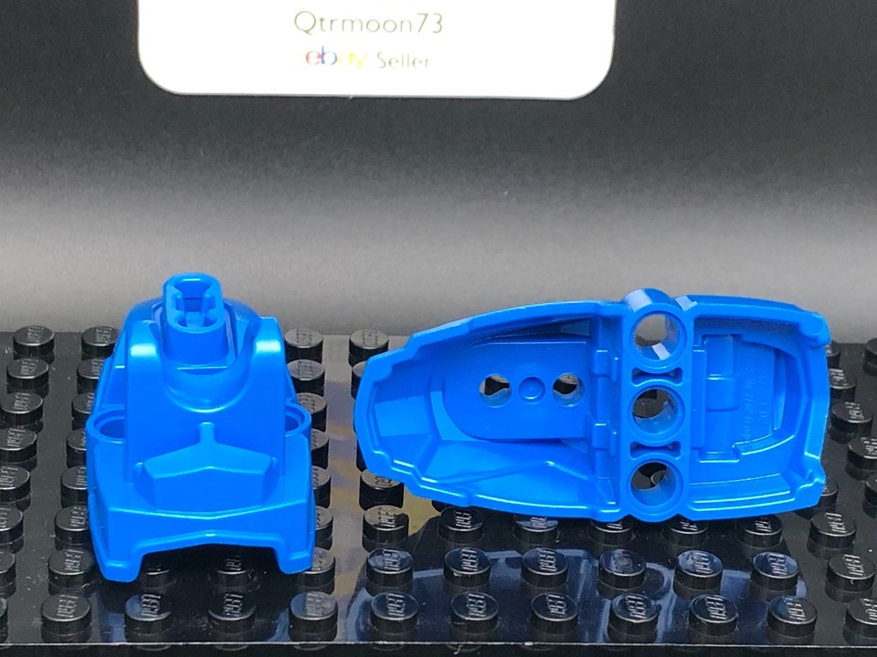 HERO FACTORY Lego Brand Foot with ball joint socket 90661 (pair) Blue ...