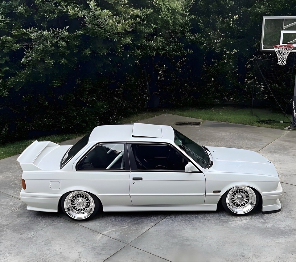 BMW E30 M3 Style ABS Plastic Side Skirt Set 318i 325i E30 Convertible ...
