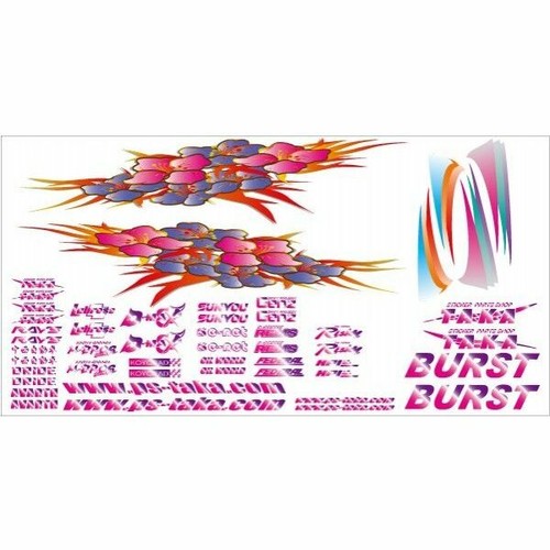 RC Car Decal set Akira Tsujii 2013 Drift Mascle S13 SILVIA Vinyl TAKA ...