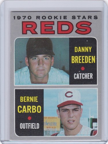 AM: 1970 Topps Baseball Card #36 Cincinnati Reds Rookies Bernie Carbo ...