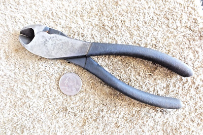 CRAFTSMAN WIRE CUTTING PLIERS DYKES # 45074 NICE CONDITION SHARP MADE ...