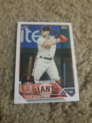 STEELE WALKER 2023 TOPPS SERIES 1 CARD #264 SAN FRANCISCO GIANTS ...