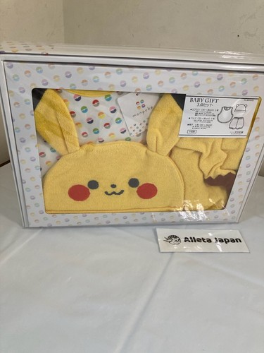Pokemon Pikachu Newborn Baby Clothes Gift Set Cap Bib Bloomer Monpoke ...