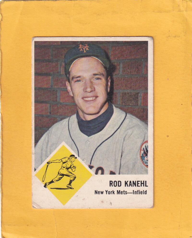 1963 Fleer #49 Rod Kanehl New York Mets VG+ Very Good Plus #23377 | eBay