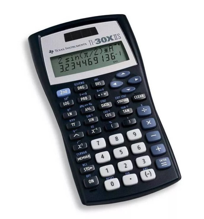10 PACK Texas Instruments TI-30XIIS Scientific 2 Line Calculator ...