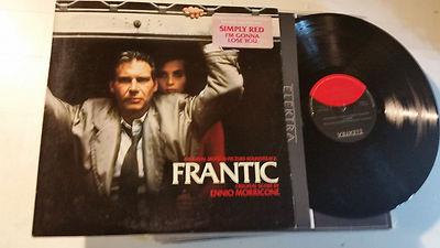 ENNIO MORRICONE Frantic OST LP Elektra soundtrack PROMO 60782-1 US 1988 ...