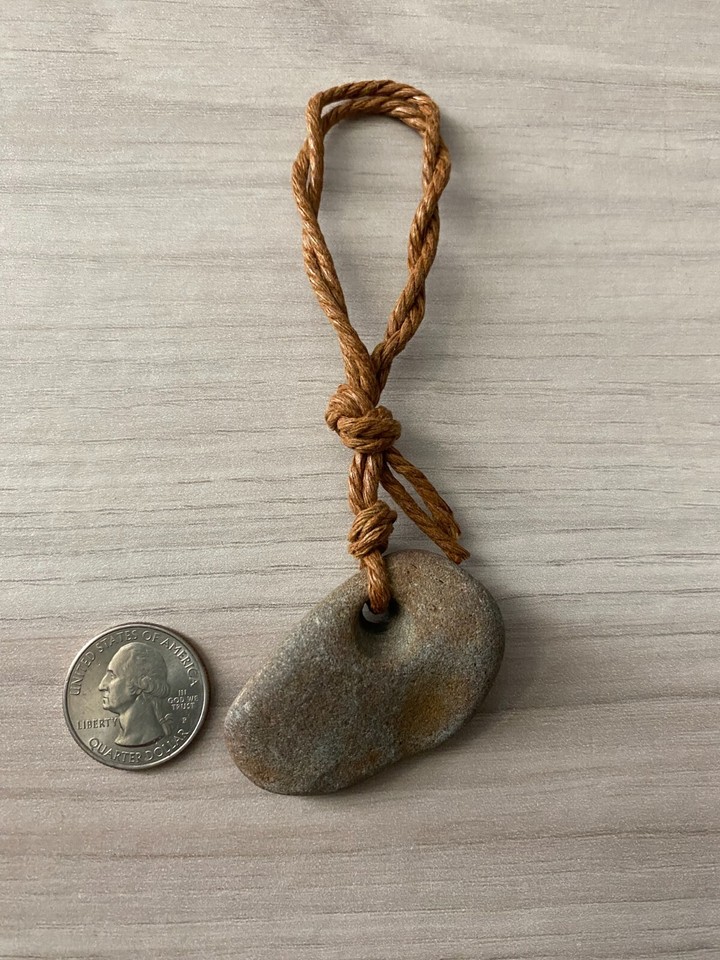 Protection Talisman Hag Stone Holey Stone Amulet Pagan Witch Stone Odin ...