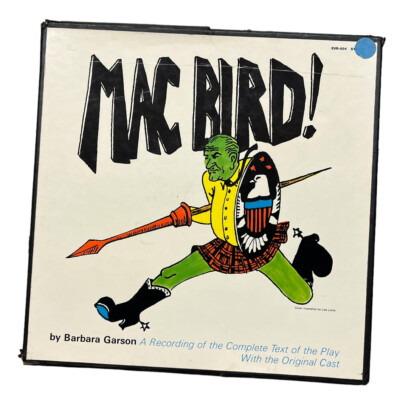MAC BIRD by Barbara Garson Orig. Cast Text & Play 2 Vinyl Set in Box ...