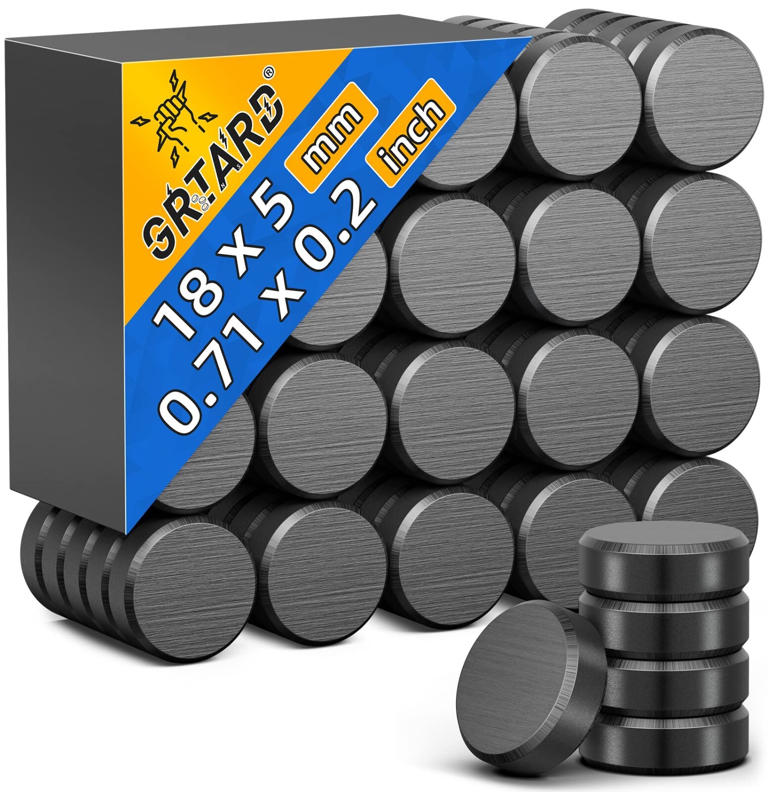 Small Magnets for Crafts with Adhesive Backing Ceramic Magnets Round ...