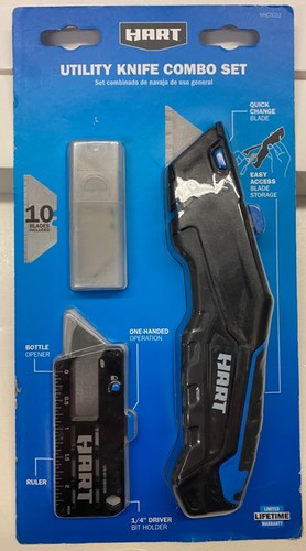 Hart Utility Knife Combo Set/Ten Blades Included (HHCTC02) | eBay