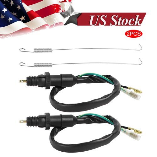 Universal Motorcycle Rear Brake Stop Light Switch w/ Spring For Honda ...
