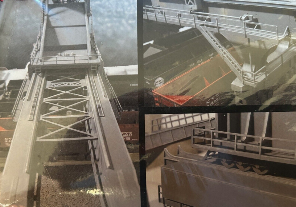 HULETT UNLOADER - ASHLAND IRON & STEEL HO Scale PLASTIC KIT 933-2966 ...