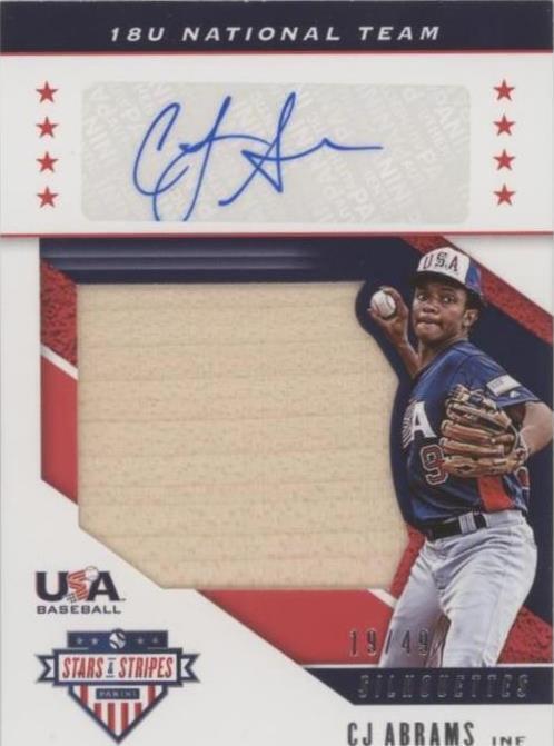 2019 Panini USA Baseball Stars & Stripes - Silhouettes Signatures 18U ...