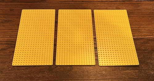 LEGO Base Plates 16 x 32 Yellow - Lot Of 3 Baseplate | eBay